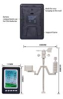 China Generation Belt Outdoor Wifi Weather Station With 7 Functions And WI-FI Connectivity for sale