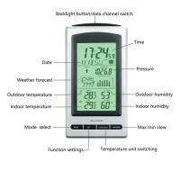 China Monitor Temperature And Humidity In Multiple Rooms With Wireless Weather Station for sale