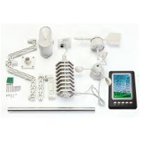 China Digital Display Wireless Solar Weather Station With Precision Thermometer And Clock for sale