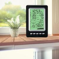 China WIFI Solar Energy Display Temperature And Humidity Weather Station For Outdoor Monitoring for sale