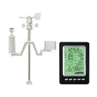 China LCD Display Wireless Weather Forecast Solar Weather Station Weight 1.8kg Size 19*12.5*2.7cm for sale