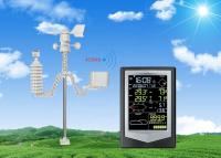 China High Accuracy Outdoor Temperature Range Rain Gauge WiFi Weather Station With Solar Power for sale