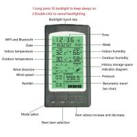 China Wireless Weather Station Wind And Rain Measurement Sensor Temperature Humidity Air Pressure for sale