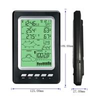 China Solar Wireless Indoor And Outdoor Air Pressure Measurement Rain Gauge Weather Station for sale