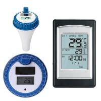China Wireless Floating Thermometer For Multifunctional Pools SPAs And Fish Ponds blue and white for sale