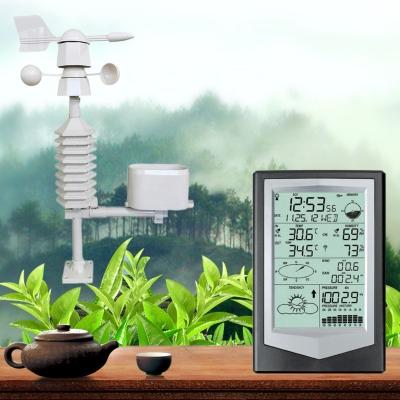 China Customized Support OEM Data Downloadable Solar Weather Station For Outdoor Weight 1.8KG for sale