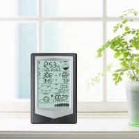China 6 In 1 Solar Weather Station Displays Rainfall And Wind Speed With Wireless Connectivity for sale