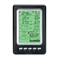 China Wind Speed Range 0-50m/S Wireless Digital Weather Station For Home Weather Forecast for sale