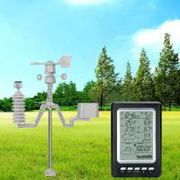 China Wind Speed Range 0-50m/S Wireless Digital Weather Station For Home Weather Forecast for sale