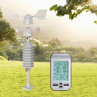 China Digital Wireless Weather Station For Home Temperature Humidity Wind Speed And Direction for sale