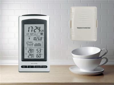 China Get Accurate Temperature And Humidity Reader With Home Wireless Weather Station for sale