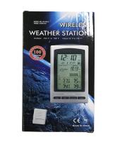 China Wireless Weather Station With Temperature Barometric Humidity Alarm Clock And Forecast for sale