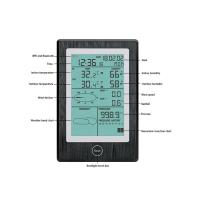 China WS1050A Wireless Solar Farm Weather Station For Temperature Humidity Wind Speed Rainfall Forecast for sale