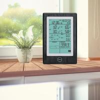 China WS1050A Wireless Solar Farm Weather Station For Temperature Humidity Wind Speed Rainfall Forecast for sale