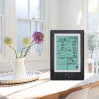 China WS1050A Wireless Solar Farm Weather Station For Temperature Humidity Wind Speed Rainfall Forecast for sale