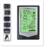 China 18.5*12.3*2.3cm Multifunctional Household Weather Station Wind Speed Range Of 0-50m/S for sale
