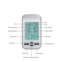 China Large Screen Display Professional Weather Station Outdoor Temperature Range -40 To 60 ° C for sale