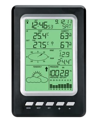 China 1.8KG Wireless Solar Station For Indoor Temperature Range 0 To 50 ° C WS1030 433mhz for sale
