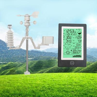 China High Definition Ambient Weather WS-1050A Smart Weather Station With WiFi Remote Monitoring LCD HD Display for sale