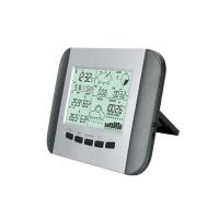 China Large Screen Digital Weather Station With Outdoor Rain Sensor And 48s Data Update  、 for sale