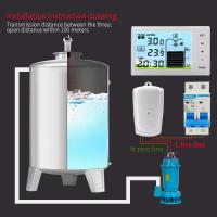 China Ultrasonic Liquid Level Meter Multi Function Household Water Tank Water Level Meter Alarm Function for sale