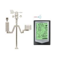 China Wireless Solar Outdoor Weather Station With High Accuracy Humidity ±5% And Wind Speed for sale