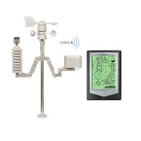 China Outdoor Temperature Range -40 To 60 ° C Home Weather Station With Wireless Rain Gauge for sale