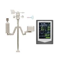 China 433 Mhz Wireless Sensor LCD Display Color Weather Forecast Station For Indoor And Outdoor for sale