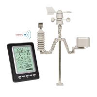 China Digital Display Indoor And Outdoor Weather Station With Rain Gauge WIFI for sale