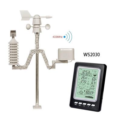 China 6 In 1 Automatic Wireless Digital Color Smart Weather Station For Accurate Forecasting for sale