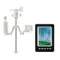 China Advanced Color Screen Weather Station With Wind Direction And Rainfall Forecasting for sale