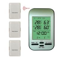 China Digital Weather Station And Wireless Wall Mounted Room Thermometer Clock for sale