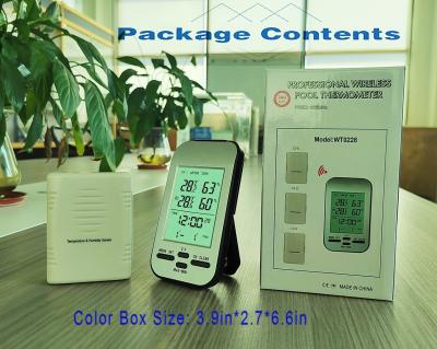 China Accurate Home Indoor Thermometer Outdoor Hygrometer With ±1.0°C Temperature Accuracy for sale