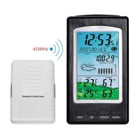 China WS1070C Plan Your Day  Automatic Weather Forecast Digital House Thermometer Clock And Temperature Hygrometer for sale
