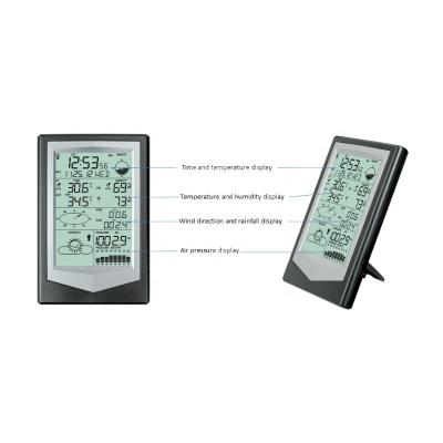 China Supported Outdoor Solar Weather Station With WIFI Temperature And Humidity Sensor for sale