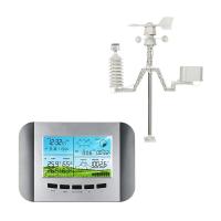 China Large Screen Digital Weather Station With Outdoor Rain Sensor And 48s Data Update for sale