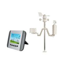 China Large Screen Digital Weather Station With Outdoor Rain Sensor And 48s Data Update for sale