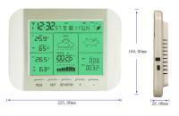 China Outdoor Intelligent Solar Wireless Weather Station With LCD Large Screen Display And WIFI for sale