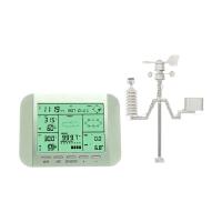 China Outdoor Intelligent Solar Wireless Weather Station With LCD Large Screen Display And WIFI for sale