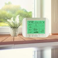 China Outdoor Intelligent Solar Wireless Weather Station With LCD Large Screen Display And WIFI for sale