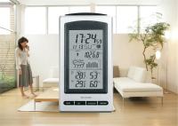 China Wireless Weather Station With Temperature Barometric Humidity Alarm Clock And Forecast for sale