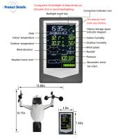 China WS3040 Highly Integrated Wireless Weather Station Low Power Consumption Fast Installation for sale