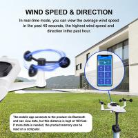 China 20% To 90% Wireless Solar Powered Weather Station With Outdoor Sensor for sale
