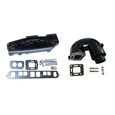 China Mercruiser In-Line 4 Engine Marine Exhaust Manifold and Riser with Easy Installation for sale