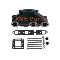 China Marine V6 Cast Iron Exhaust Manifold for Mercruiser 229 262 Engine Replaces 99746 for sale