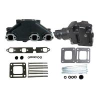 China Exhaust Manifold Riser Kit for Mercruiser 4.3 V6 Engines 10.4Kg Weight for sale