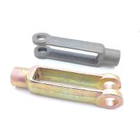 China High Precision Carbon Steel Drop Forged Clevis Threaded Yoke Ends for Custom Orders for sale