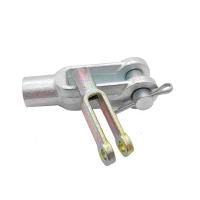 China High Precision Carbon Steel Drop Forged Clevis Threaded Yoke Ends for Custom Orders for sale