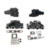 China Mercruiser V6 V8 4.3 5.0 5.7 305 350 Engine Marine Exhaust Manifolds and Risers Top- for sale