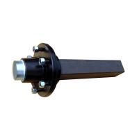 China Trailer Axles Parts 4 Bolt 5 Bolt 6 Bolt Stub Axle and Hub with 3500 lbs Max Payload for sale
